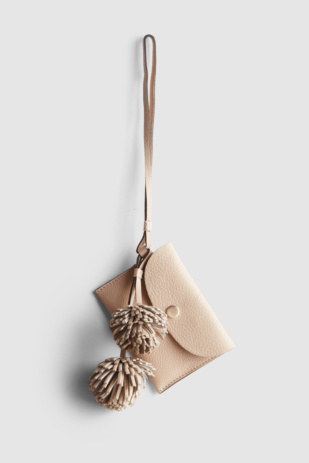 Evity Leather Pom Pom Coin Purse Charm – Strandbags Australia