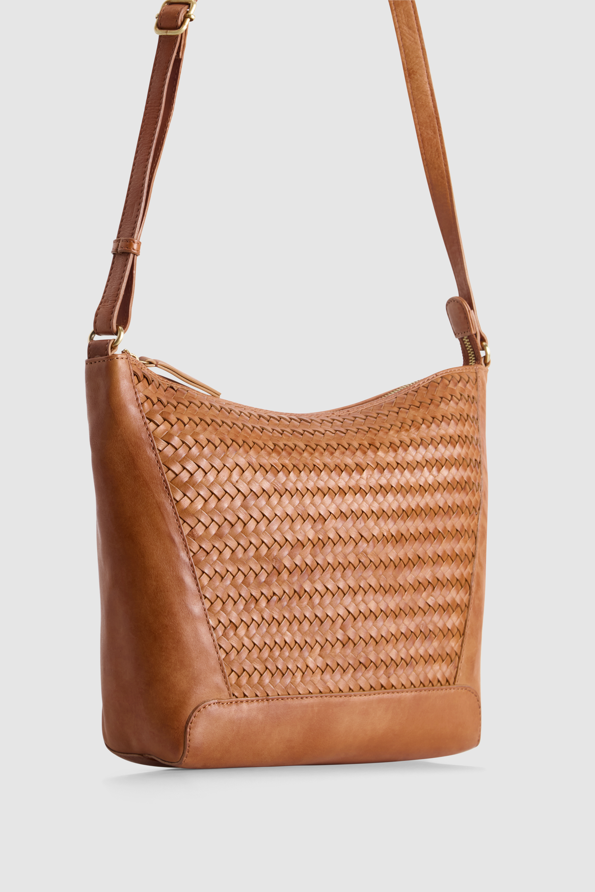 Evity Elise Leather Weave Bucket Bag – Strandbags Australia
